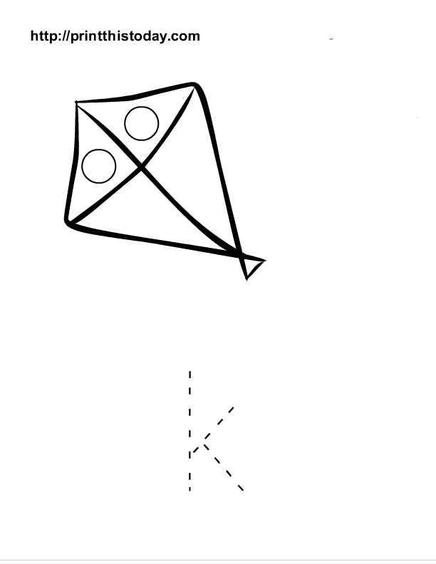 Free Printable Alphabet K Tracing Worksheets