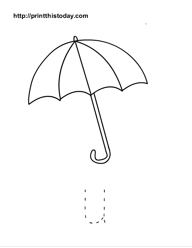 Free Printable Alphabet U Tracing Worksheets