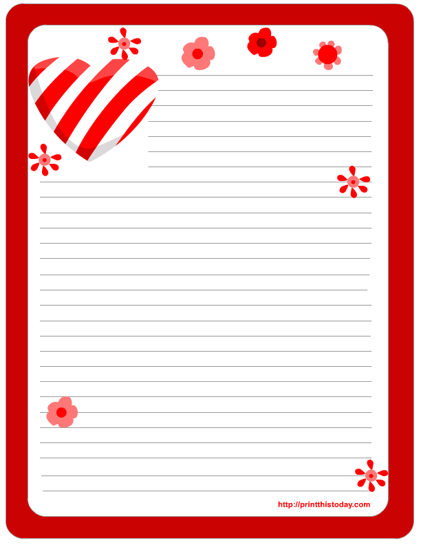 Valentine Stationery Free Printable Printable Word Searches