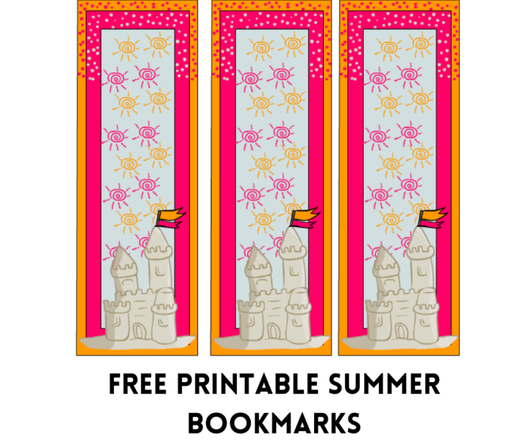 Free Printable Summer Bookmarks