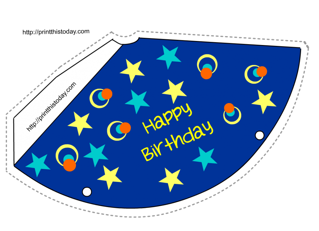 Printable Happy Birthday Hat Printable World Holiday