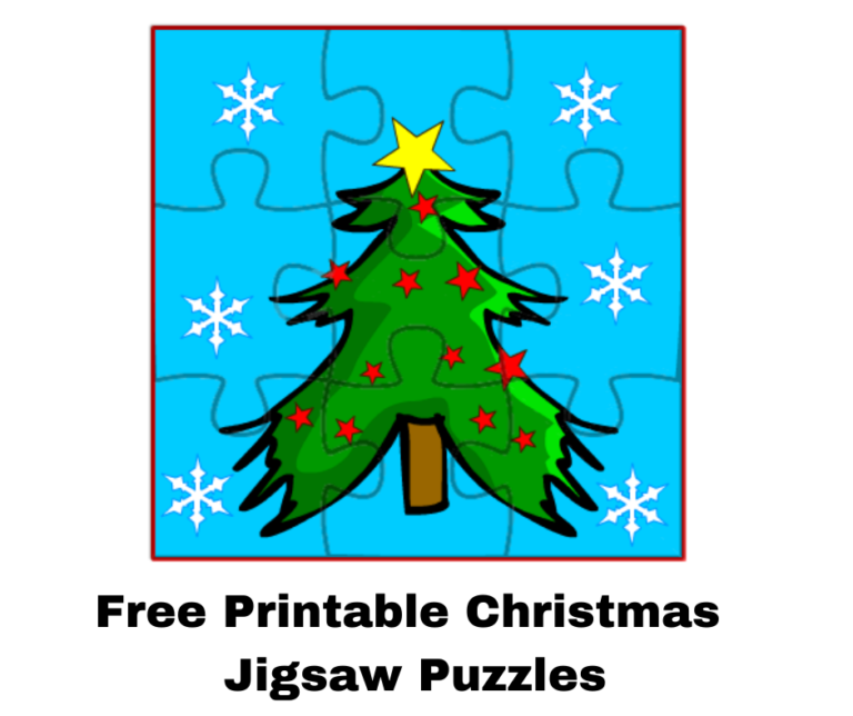 Free Printable Christmas Jigsaw Puzzles
