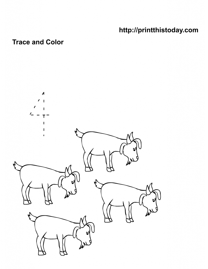 Free Pre School Kindergarten Animals Math Worksheets