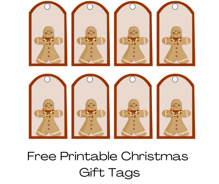 Free Printable Christmas Gift Tags