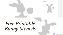 Free Printable Easter Bunny Stencils