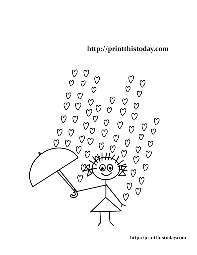 Free Printable Valentine Coloring Pages