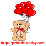 Free Love Teddy Bear Clip Art