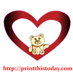 Free Love Teddy Bear Clip Art