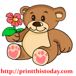 Free Love Teddy Bear Clip Art