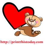 Free Love Teddy Bear Clip Art