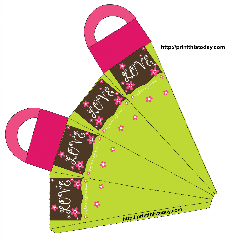 Free Printable Valentine’s Gift Bags