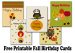 Free Printable Fall Birthday Cards