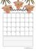 Free Printable 2022 Floral Calendar