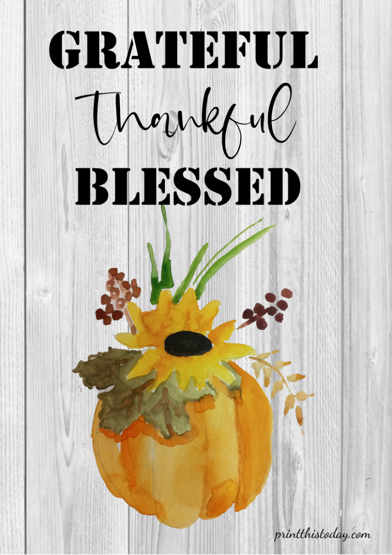 12 Free Printable Farmhouse Fall Signs and Wall Decor