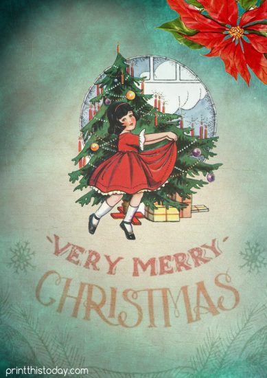 Free Printable Vintage Christmas Junk Journal Pages and Ephemera