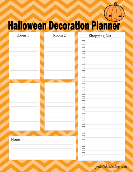 Free Printable Halloween Planner Pages Kit
