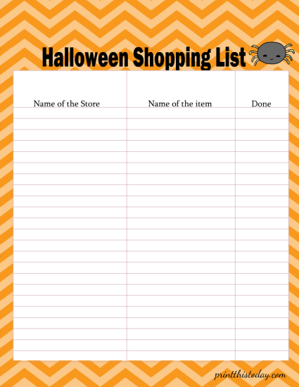 Free Printable Halloween Planner Pages Kit