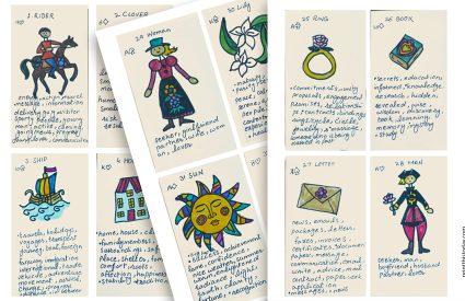 Free Printable Handmade Lenormand Cards with Keywords