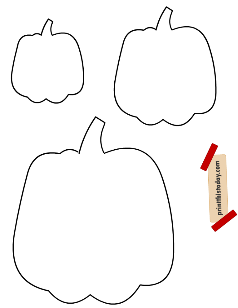 27 Free Printable Pumpkin Templates, for DIY Crafts