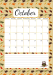 Free Printable Cute 2024 Monthly Calendar