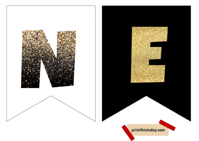 Free Printable Happy New Year Banner