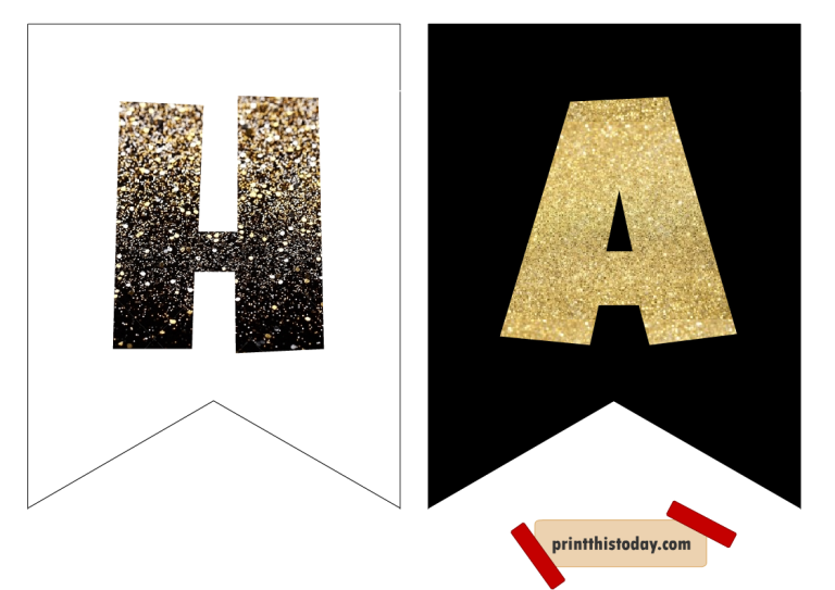 Free Printable Happy New Year Banner