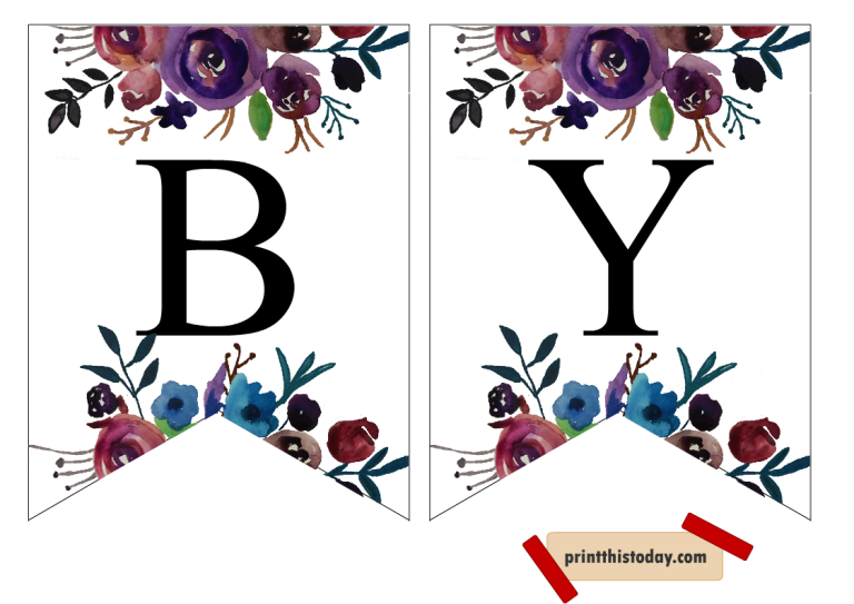 4 Free Printable Cute Baby Shower Banners