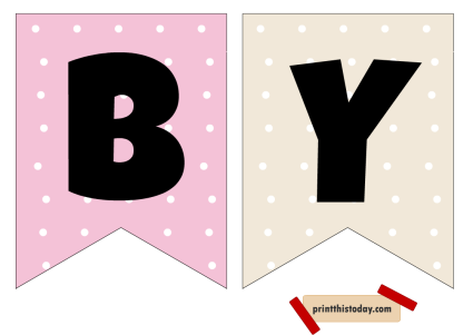 4 Free Printable Cute Baby Shower Banners