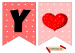Free Printable Cute Happy Valentines Day Banner