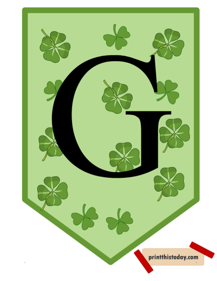 Free Printable Saint Patrick’s Day Banner
