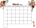 Free Printable March 2024 Monthly Calendar Pages
