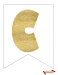 Free Printable Gold Letters and Numbers Banner