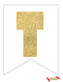Free Printable Gold Letters and Numbers Banner
