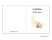 Cute Free Printable New Baby/Baby Shower Cards
