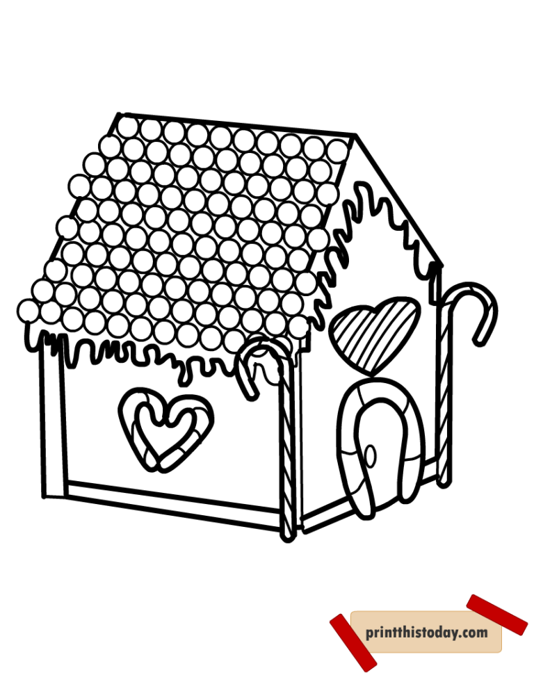 Cute Free Printable Christmas Coloring Pages for Kids