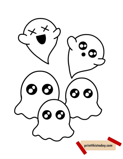 Cute Free Printable Halloween Coloring Pages for Kids