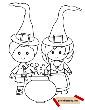 Cute Free Printable Halloween Coloring Pages for Kids
