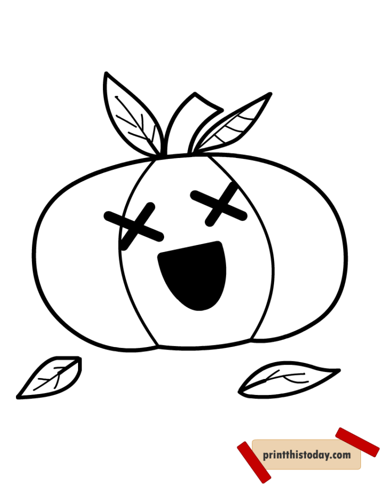 Cute Free Printable Halloween Coloring Pages for Kids