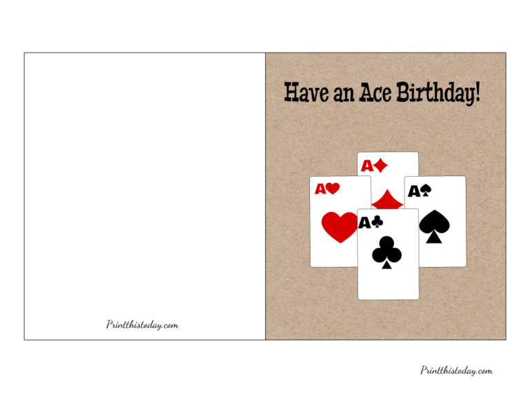 18 Cute and Elegant Free Printable Birthday Cards for Dad