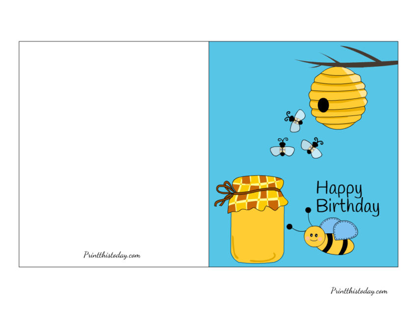 20 Free Printable Birthday Cards for Kids (Cute and Funny)