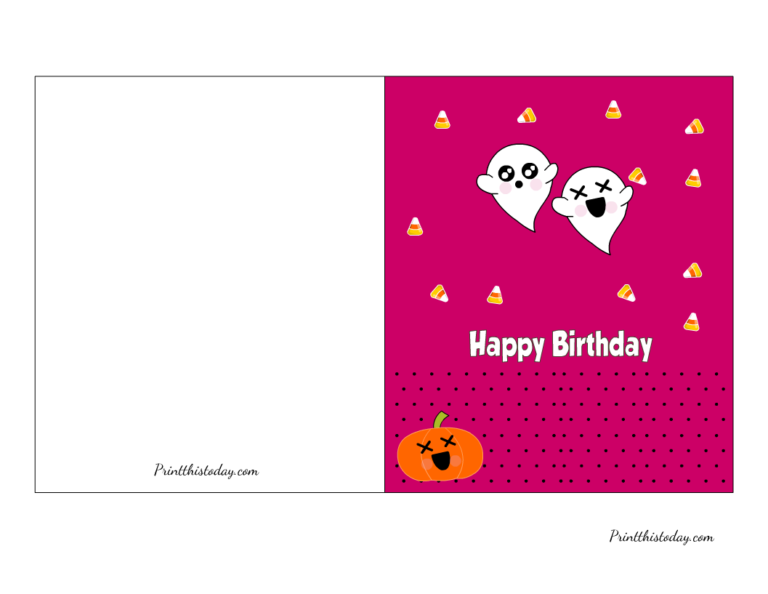 20 Free Printable Birthday Cards for Kids (Cute and Funny)