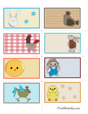 Free Printable Cute Easter Labels