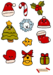 Free Printable Cute Kawaii Christmas Stickers