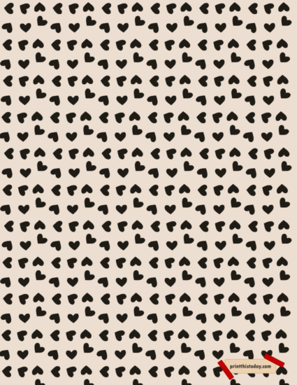 14 Cute Free Printable Valentine’s Day Digital Papers